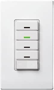 Leviton VRCS4-1LZ Vizia RF + 4-Button Scene Controller for Multi ...