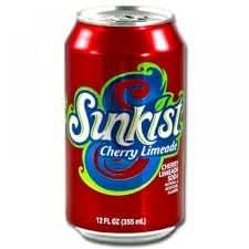 Amazon.com : Sunkist Soda 12oz Can (Pack of 12) (Cherry Limeade) : Soda ...