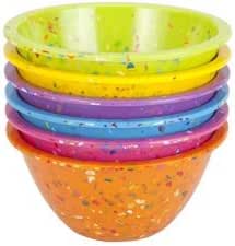Amazon.com | Zak Designs Confetti 6pc Assorted Bright 5.5-Inch ...
