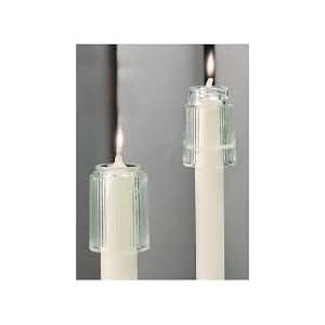 Amazon.com: Religious Supply Glass Candle Followers: Home & Kitchen