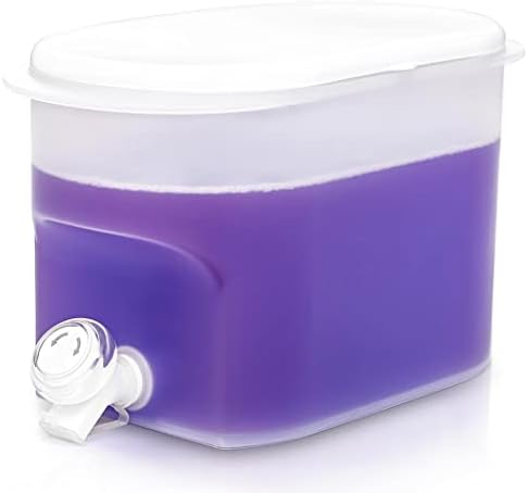 Liquid Laundry Detergent Dispenser, 155 oz Plastic Drink Dispenser ...
