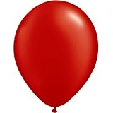 Qualatex 5" Ruby Red Latex Balloons (100ct)