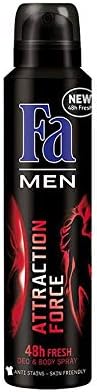Fa Attraction Force Deodorant for Men, 200 ml price in UAE | Amazon UAE ...