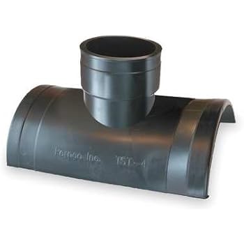 Oatey 43790 ABS Saddle Tee Kit, 4-Inch x 2-Inch - Pipe Fittings ...