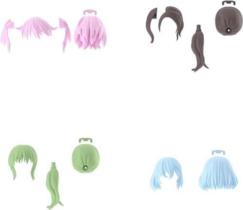 سعر BANDAI SPIRITS 30MS Optional Hairstyle Parts Vol.9 (Box), 4 Types, Color Coded Plastic Model ...