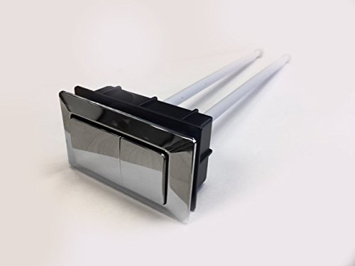 Universal Small Dual Flush Push Button Rods Toilet Tank Rectangle ...