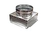 HVAC Plenum Ceiling Box 12X12X12 (12"X12" Square to 12" Round) with ...