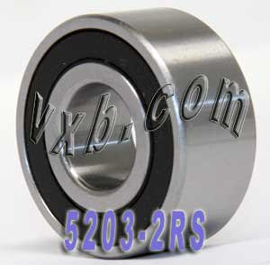 5203-2RS Bearing Angular Contact Sealed 17x40x17.5 Ball Bearings VXB ...