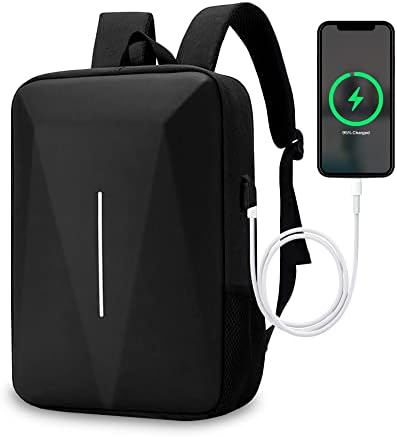 Hard Shell Laptop Backpack 15.6 Inch, Anti Theft Travel Backpack for ...