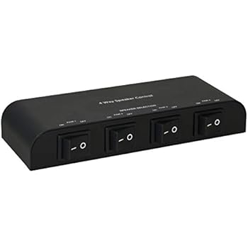 Amazon.com: in Wall Speaker Selector Switch - Home Audio 2-Channel A/B ...