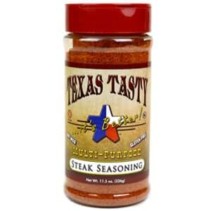 Amazon.com : Texas Tasty Steak Seasoning : Meat Seasoningss : Grocery ...