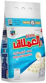 Al Emlaq Semi-Automatic Laundry Detergent Powder – Pearl Fresh – 7 KG ...