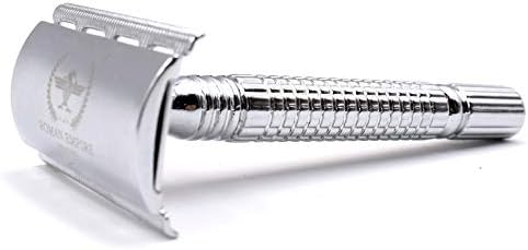 ROMAN EMPIRE SHAVING Double Edge Safety Razor Augustus with 20 Blades ...