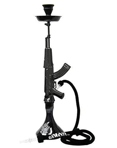 Ak 47 hookah Matte Black in Saudi Arabia | Whizz Hookahs