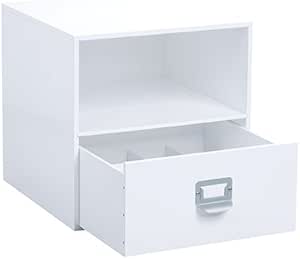 Amazon.com : Jetmax Simply Built Craft Storage: 3 Drawer Organizer Cube ...