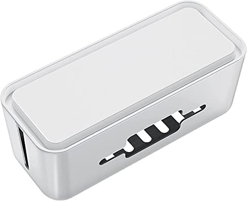 Cable Management Box Power Plug Socket Hider Safety Storage Box, Wire ...