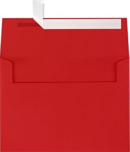 LUXPaper A7 Invitation Envelopes for 5 x 7 Cards in 80 lb. Ruby Red ...