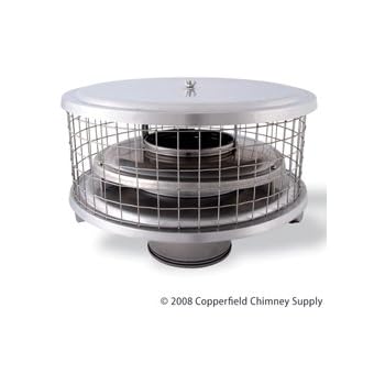 Amazon.com: American Metal Round Triple Wall 8 Inch Chimney Vent Pipe ...