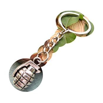Amazon.com : Bomb Keychain, Hand Grenade Keyring, army Keychain ...