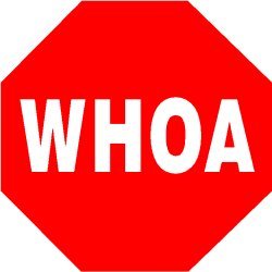 Amazon.com: WHOA western cowboy STOP ranch farm sign: Home & Kitchen