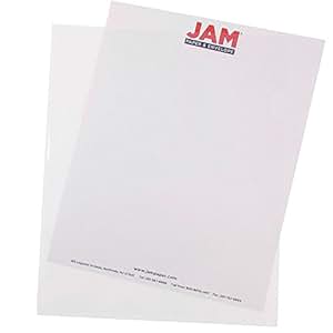 Amazon.com : JAM Paper Plastic Sleeves - 9" x 11 1/2" - Clear - 12/pack ...