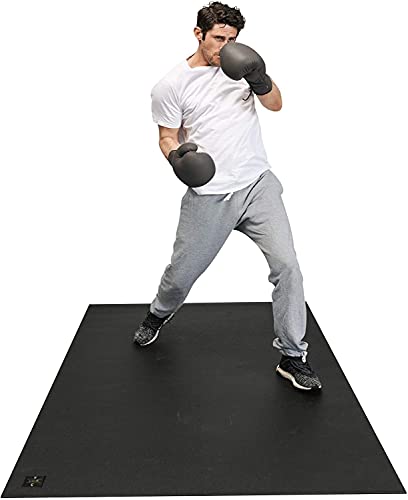 Square36 Large Exercise Mat Thick 6 Ft x 4 Ft. Ideal for Home Cardio ...