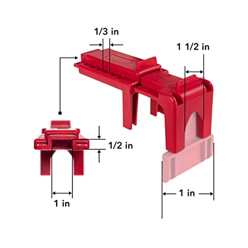 TRADESAFE Lockout Tagout Kit with Loto Locks for Gate Valves, Ball Valves, Electric Plugs ...