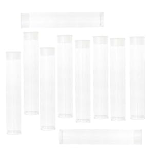 Amazon.com: Clear Storage Tubes 3 Inches Long - For Seed Beads and ...