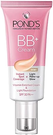 PONDS BB+ CREAM ivory instant spot coverage + light make up glow ...