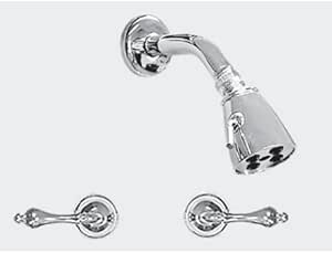 Sigma Tub Shower 1 008142 Sigma 2 Valve Shower Set Satin Chrome - Tub ...