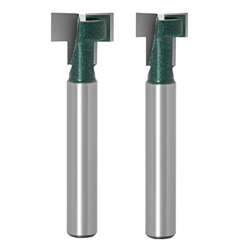 Yakamoz T Slot Router Bit Set 1/4 Inch Shank T-Slot Router Bits ...