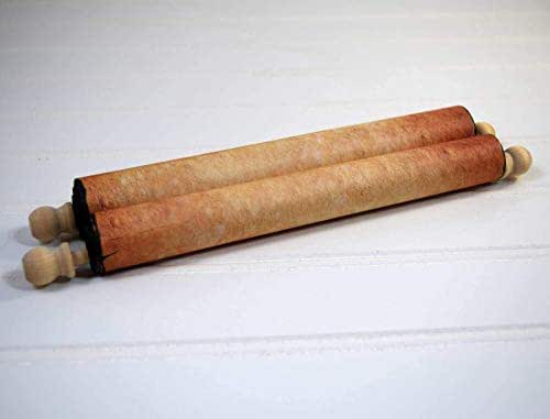 Amazon.com: Blank Paper Scroll 7.5 x 30 Inches on Wood Rods: Handmade