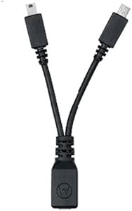Amazon.com: Motorola Y-Cable Charger Adapter P000 Mini USB/Mini USB