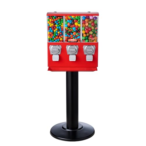 VEVOR Commercial Vending Machine, Triple Compartment Candy Dispenser ...