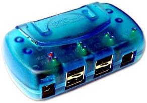 Amazon.com: Logitech 4 Port USB Hub for PC & Mac - Add USB Ports to ...