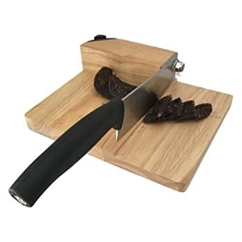 Amazon.com: JerkySpot Jerky Cutting Board & 14 inch Slicing Knife ...