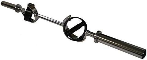Power Extreme Curl Bar with 360 ° Swivel Handles, 50 mm, Chrome: Amazon ...