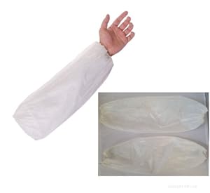 10 PAIRS SUPERTOUCH PE DISPOSABLE OVERSLEEVES ARM COVER SLEEVE ...