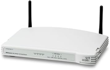 3Com OfficeConnect ADSL Wireless 11G (54Mbps) Firewall Router Modem ...