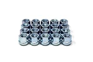 Amazon.com: White Knight Wheel Accessories 1304-1S Zinc 1/2"-20 Open End Bulge Acorn Lug Nut ...