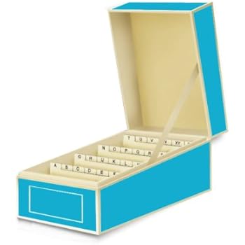 Amazon.com : Semikolon Business Card File Box, Dividers A to Z ...