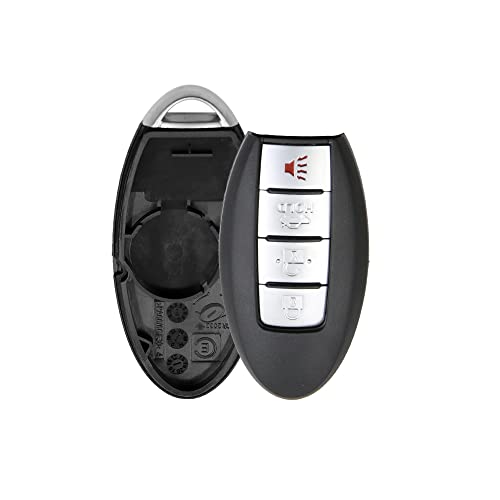 uxcell 4 Buttons Uncut Insert Key Fob Remote Control Case Shell Replacement KR55WK48903 for ...
