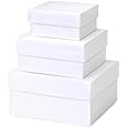 Amazon.com: Small Christmas Gift Box Tower Set - Pearl White Nested ...