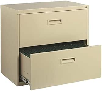 Amazon.com : Pemberly Row 2 Drawer Lateral File Cabinet in Putty ...