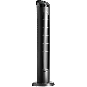 Amazon.com : Cascade 40" Oscillating 4-Speed Tower Fan with Remote ...
