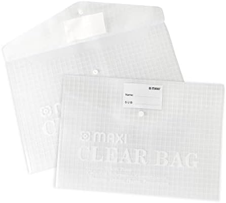 Maxi fool scap clear bag with name card 180 micron Document Folder ...