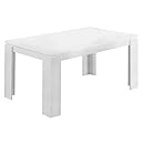 Amazon.com - Monarch Specialties I 1056, Dining Table, White Hollow ...
