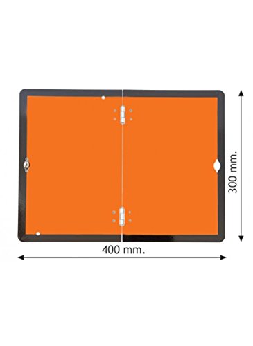 Caledonia Signs 56327 Folding Hazard Warning Vehicle Plate, Reflective ...