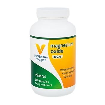 Amazon.com: Cypress Magnesium Oxide 400 Mg Tablet 120 Tablets, Pack of ...