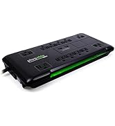 Amazon.com: Plugable Surge Protector Power Strip with USB and 12 AC ...